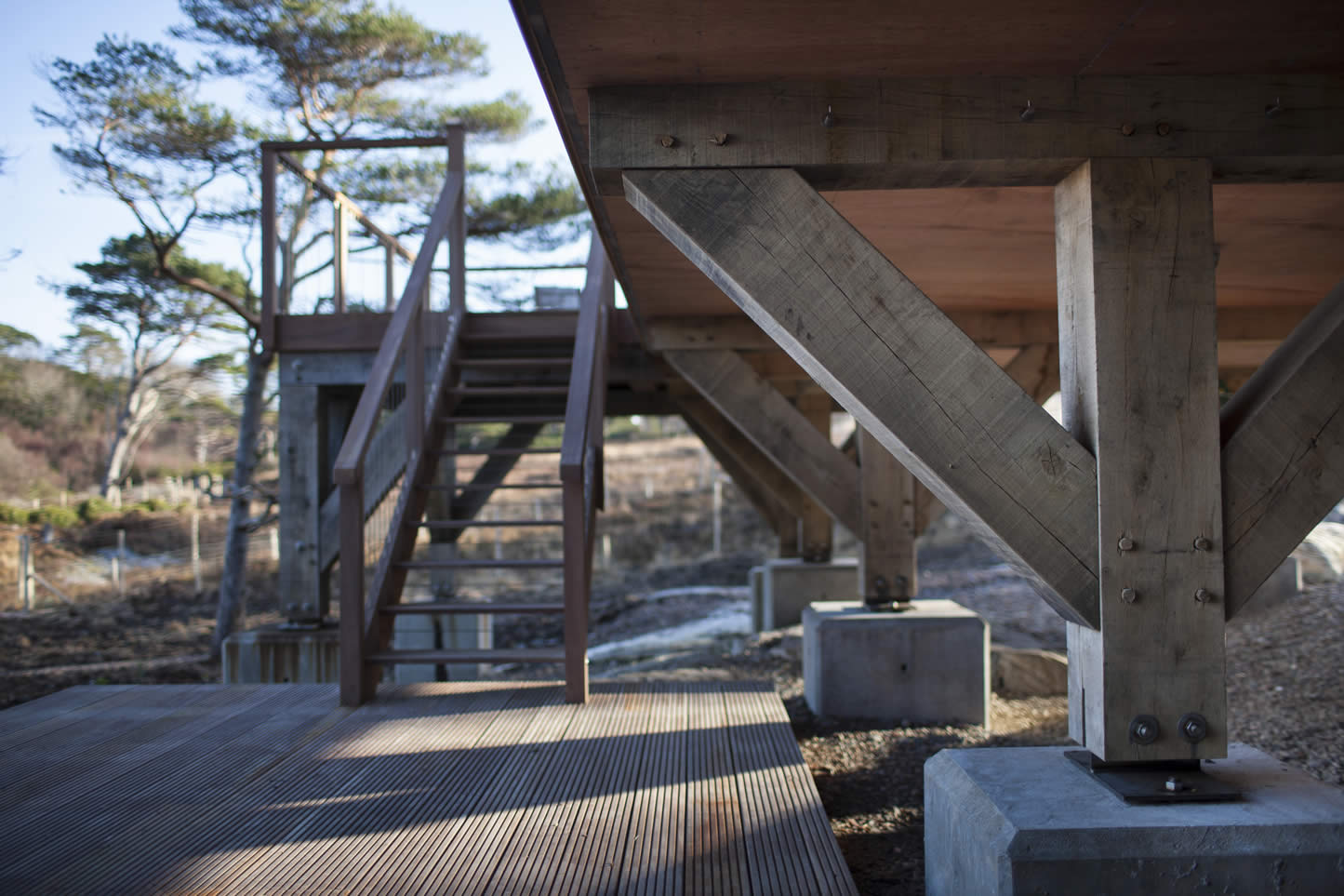 Helen Lucas Architects Edinburgh | project | green oak frame building ...